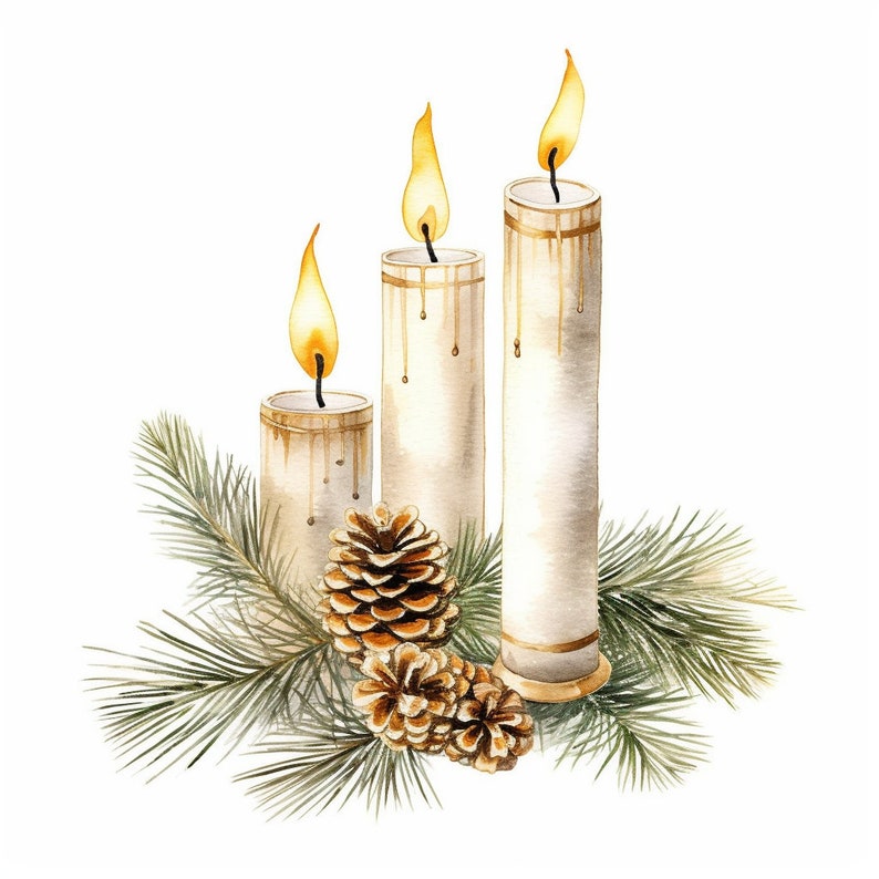 8 Candle Clipart : 8 High Quality Images Collection perfect for Card ...