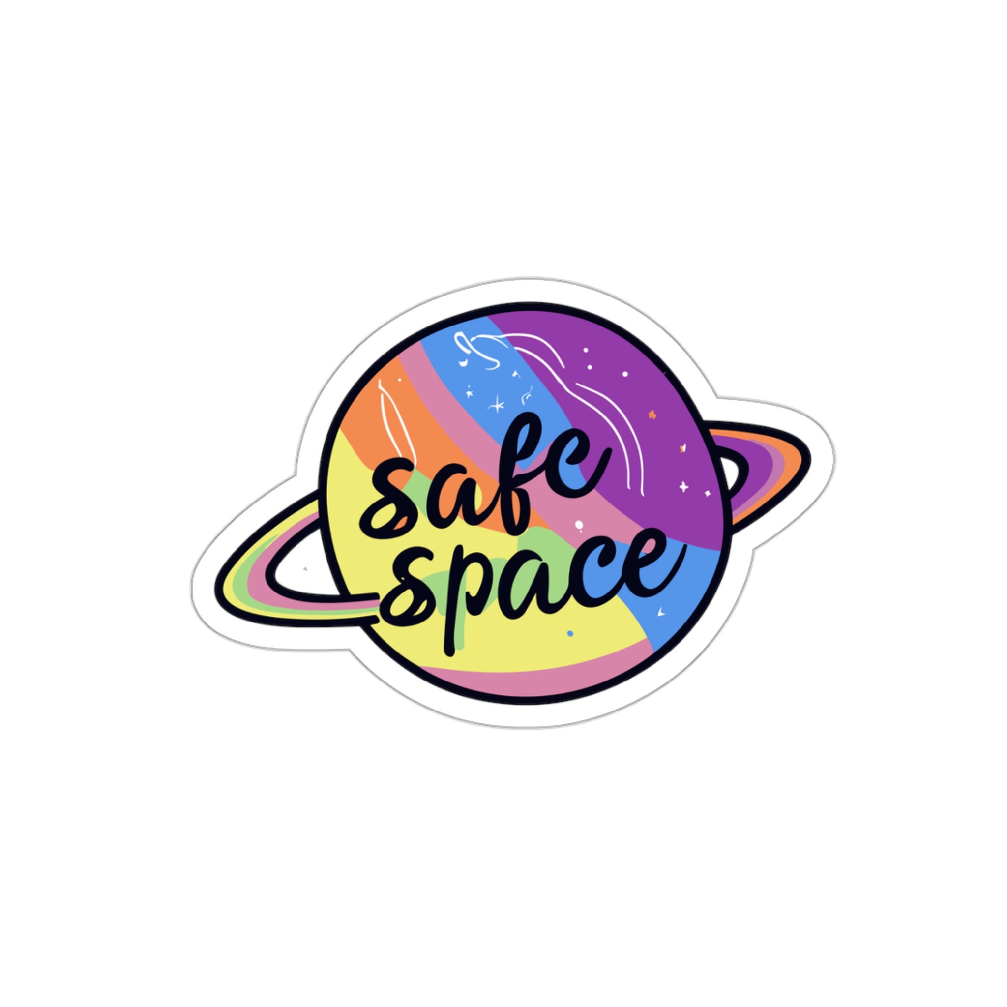 Safe Space Sticker Neurodiversity LGBTQ Ally Vinyl Decal - Etsy