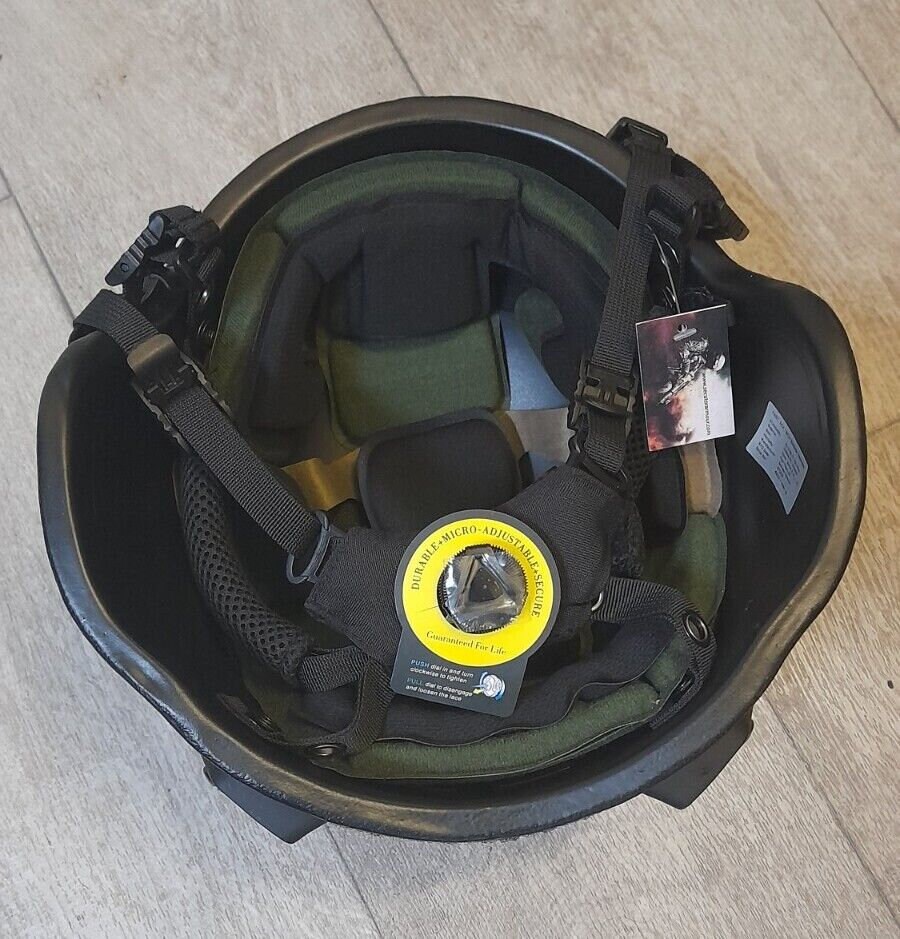 S.W.A.T Bulletproof Helmet Nijiiia, Cam-fit, Nvg, Uhmwpe Protection 55 ...