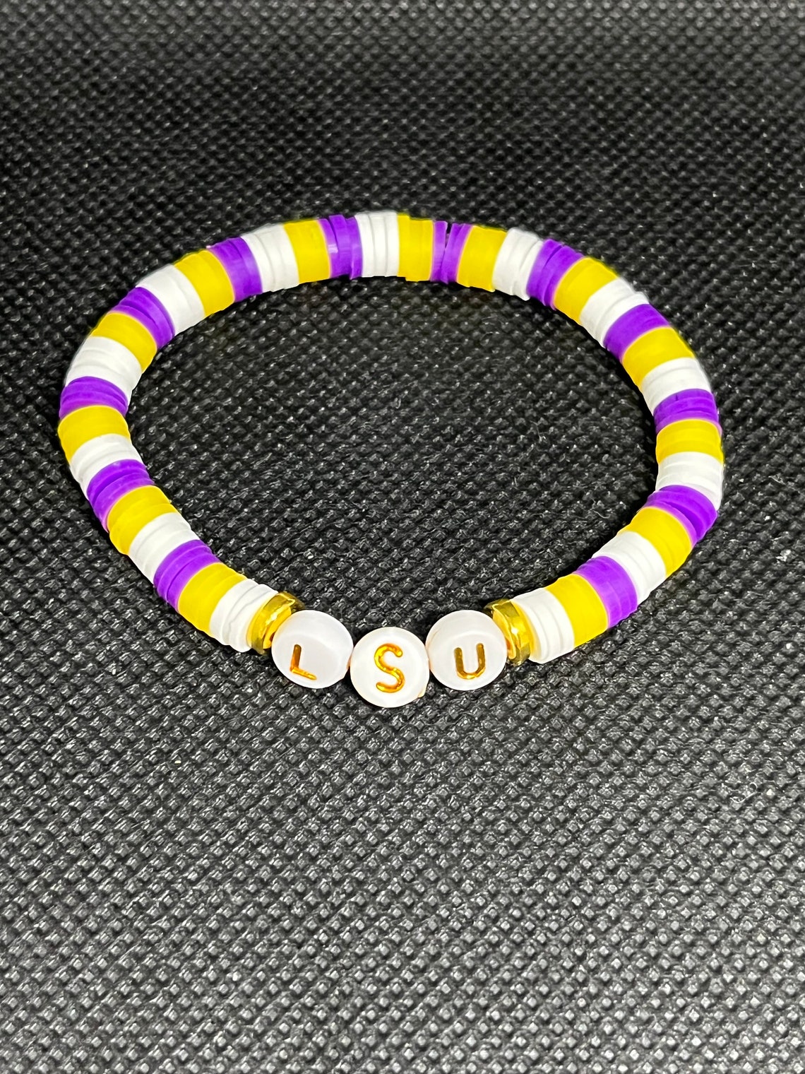 LSU Gameday Bracelets - Etsy