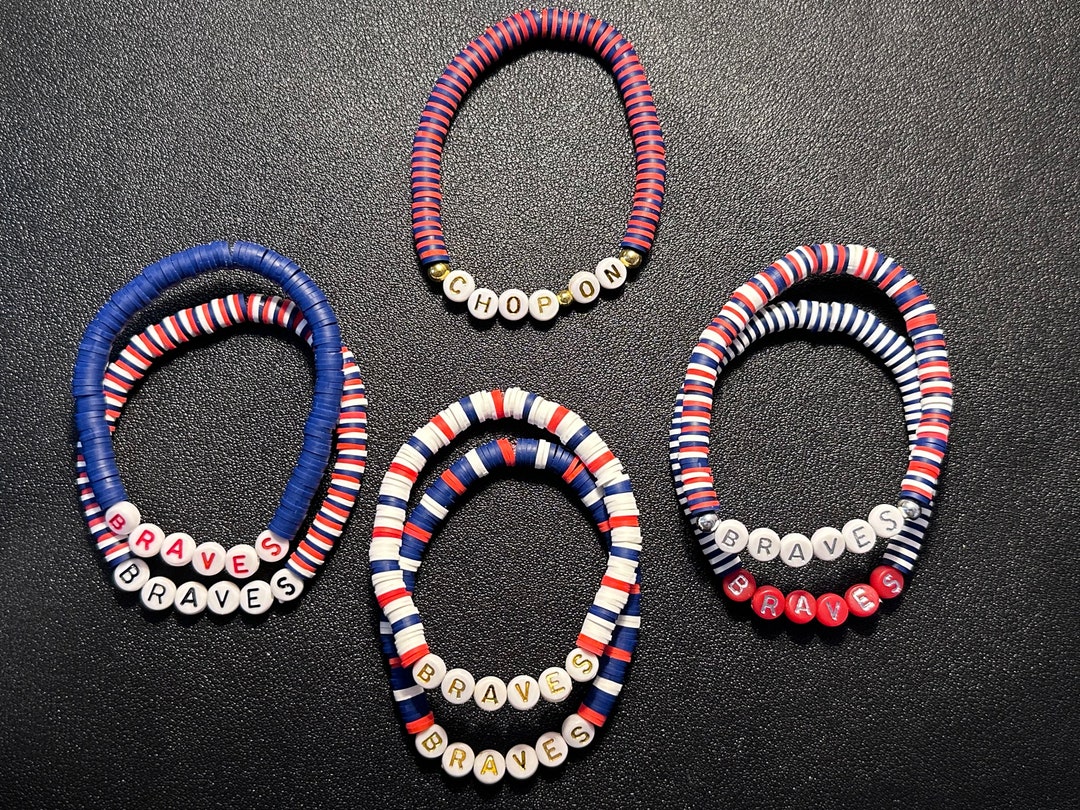 Atlanta Braves Bracelets - Etsy