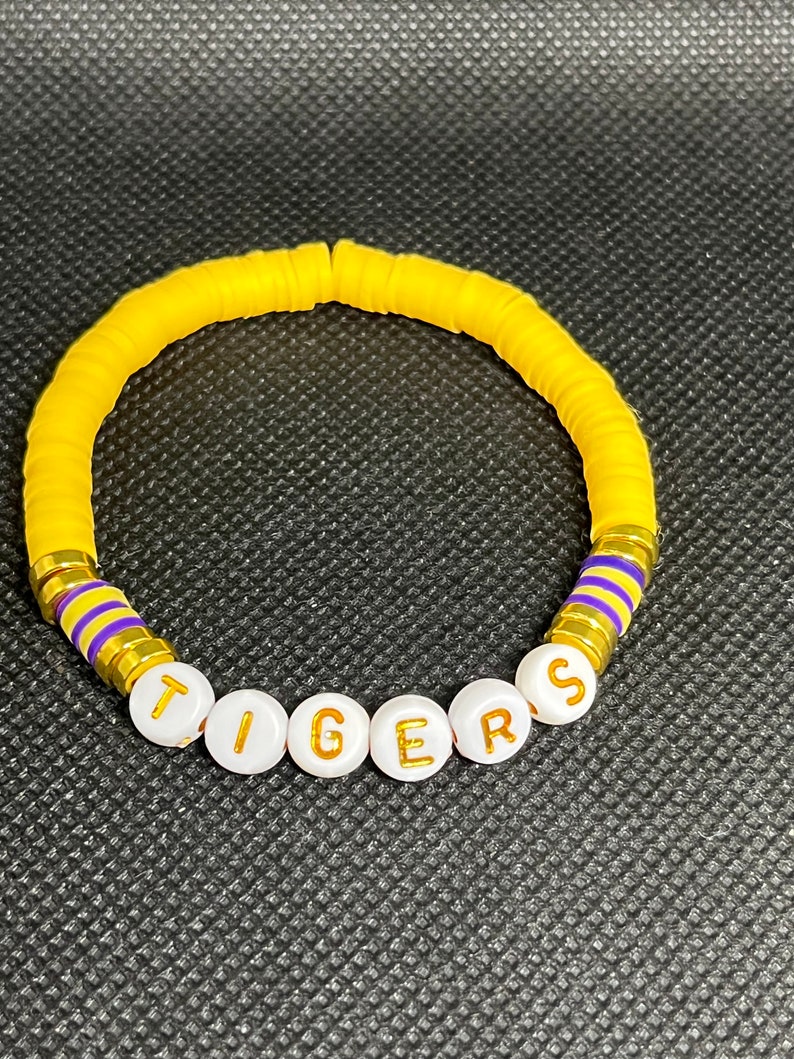 LSU Gameday Bracelets - Etsy