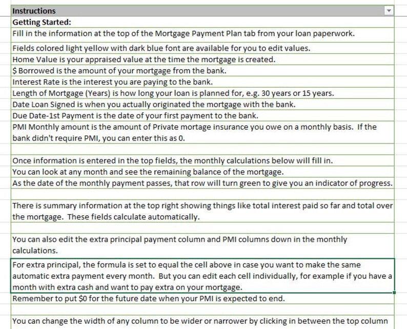 Track Your Mortgage With Our Excel Spreadsheet - Track Your Extra ...
