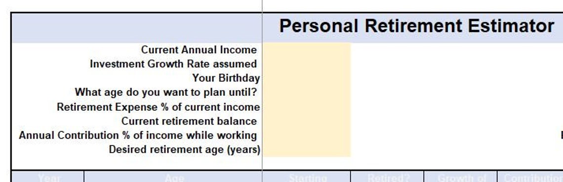 When Can I Retire? Get the Answer With This Retirement Planning Excel ...