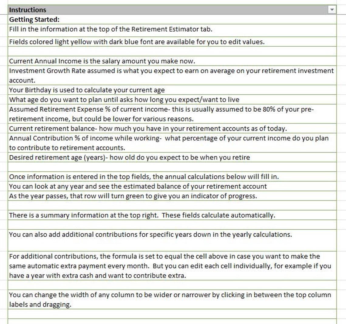 When Can I Retire? Get the Answer With This Retirement Planning Excel ...