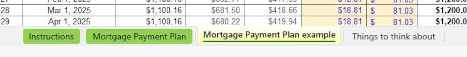 Track Your Mortgage With Our Excel Spreadsheet - Track Your Extra ...