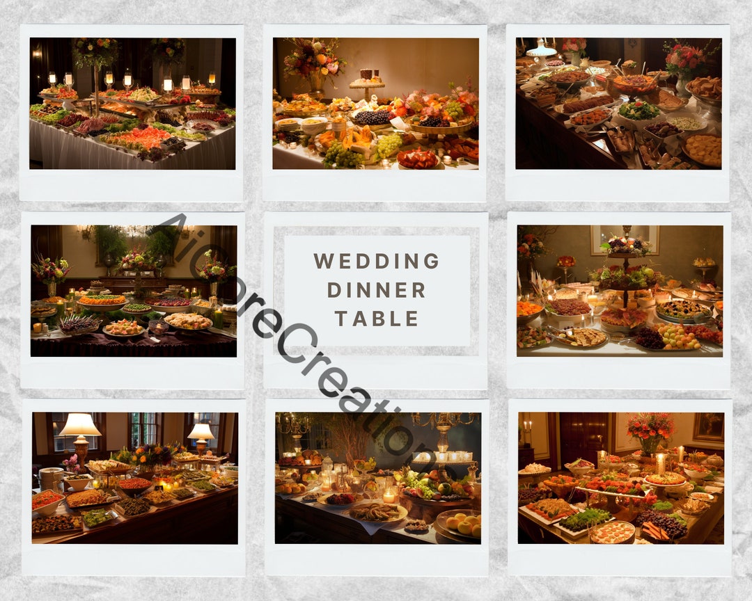 Wedding Dinner Table Prompt Midjourney - Etsy
