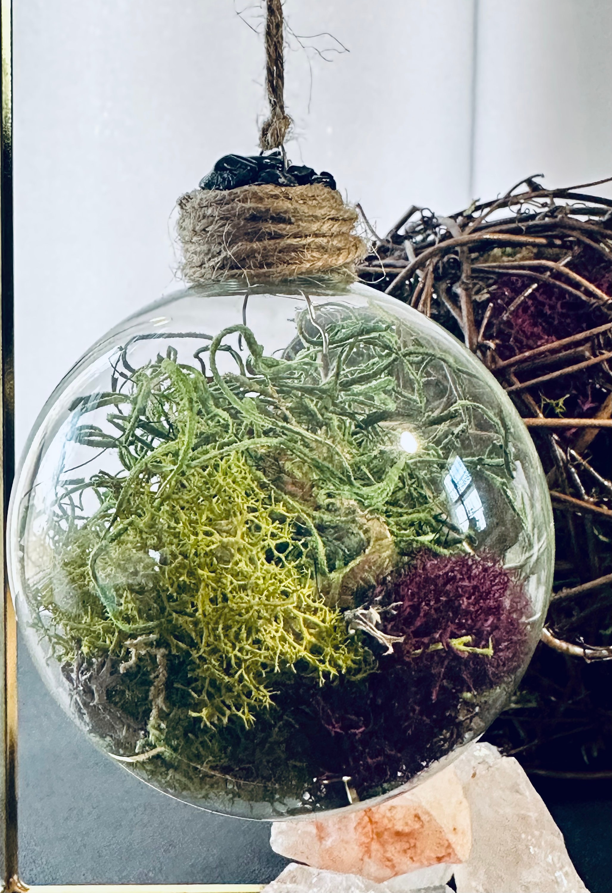 Home Protection Witch Ball With Black Tourmaline - Etsy