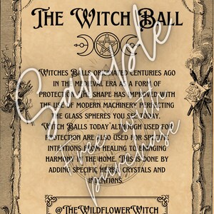 Home Protection Witch Ball Sealed With Bloodstone | Anti-anxiety Witch ...
