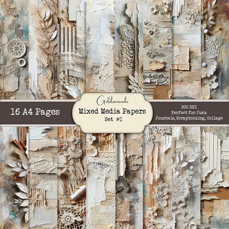 Mixed Media Canvas - Etsy