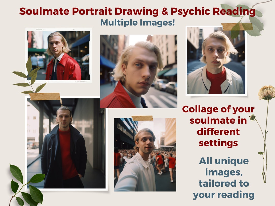 Draw Soulmate, Multiple Portraits, Sketch My Soulmate and Personality ...
