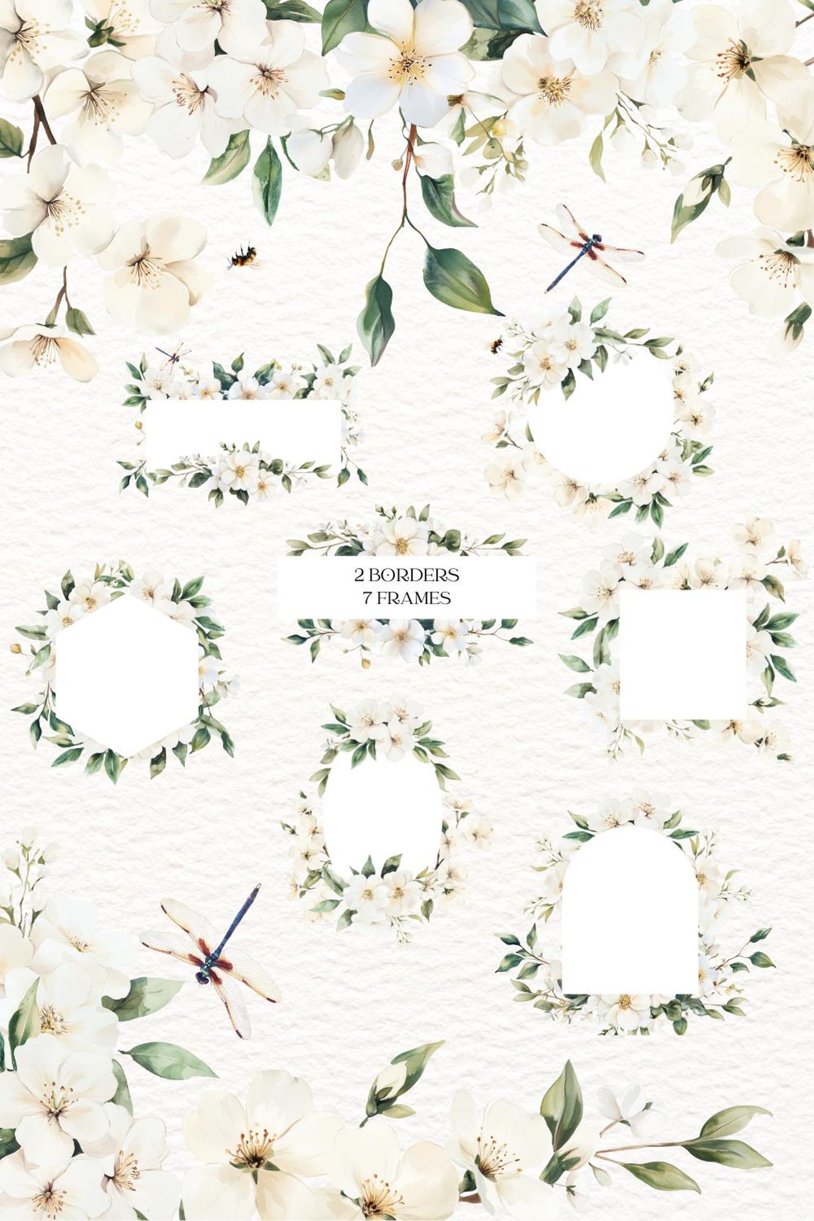 Watercolor White Roses Clipart White Roses PNG White Rose Flowers ...