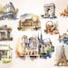 Watercolor Paris Clipart Bundle, France PNG, France Travel Clipart ...