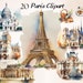 Watercolor Paris Clipart Bundle France PNG France Travel - Etsy