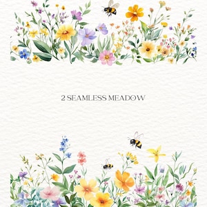 Watercolor Bee Garden Floral Clipart Honey Bee Clipart Honey Bee PNG ...