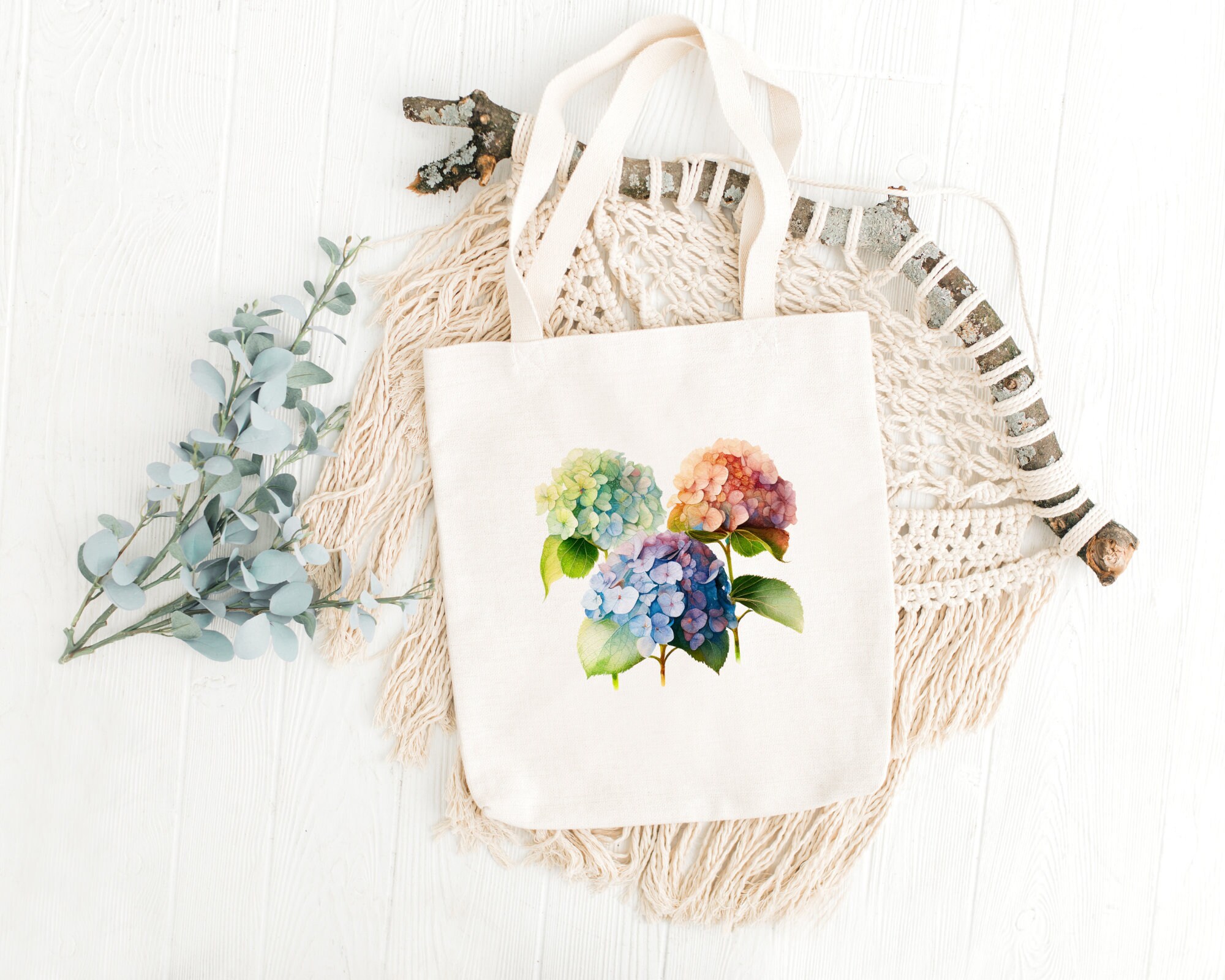 Watercolor Hydrangea Flowers Clipart Bundle Blue Hydrangea - Etsy