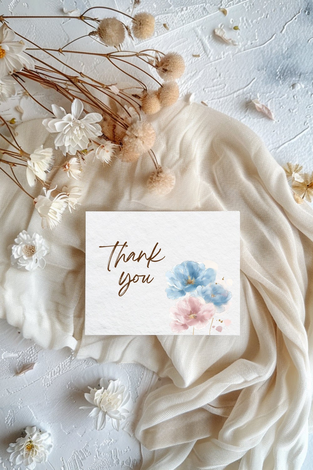 Watercolor Abstract Flowers Clipart Blue Pink Gold Flower PNG Peonies ...