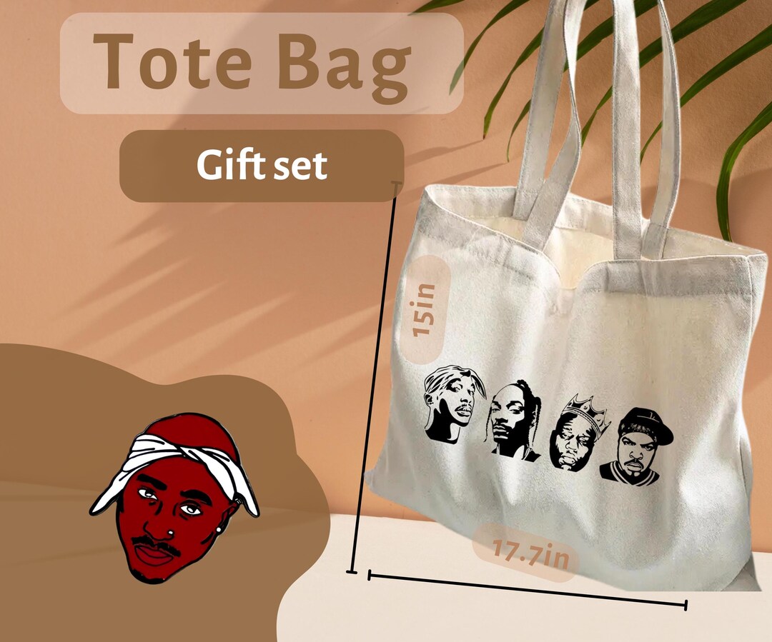Tupac Shakur Inspired Enamel Pin And/ or Tote Gift Set - Etsy