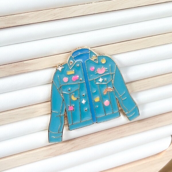 Denim Jacket Pin - Etsy