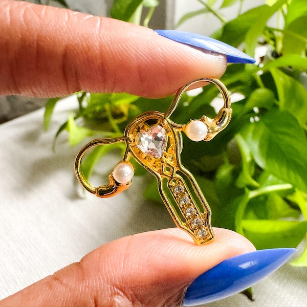 Uterus Lapel Pin - Etsy