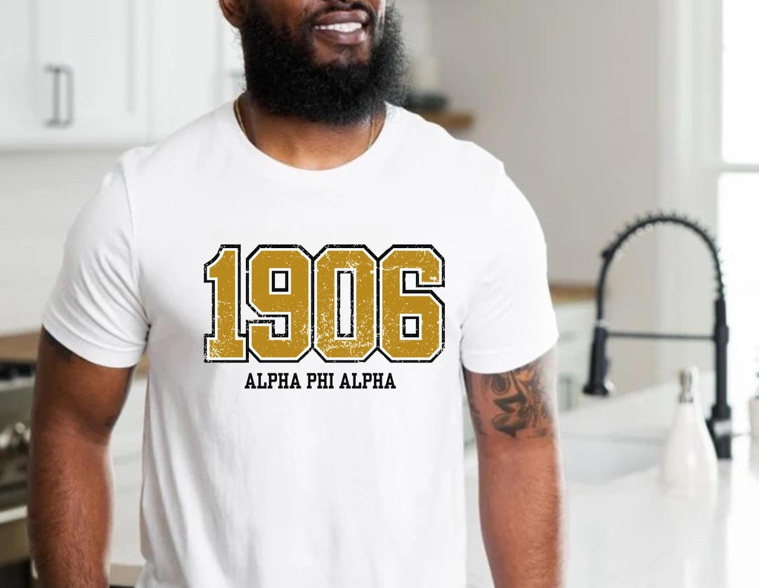 1906 Alpha Phi Alpha Shirt | Comfort Colors or Gildan - Etsy