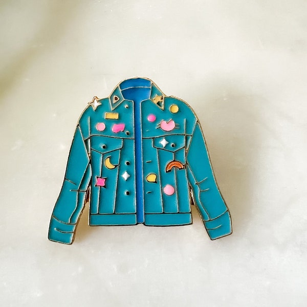 Denim Jacket Pin - Etsy
