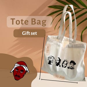 Tupac Shakur Inspired Enamel Pin And/ or Tote Gift Set - Etsy