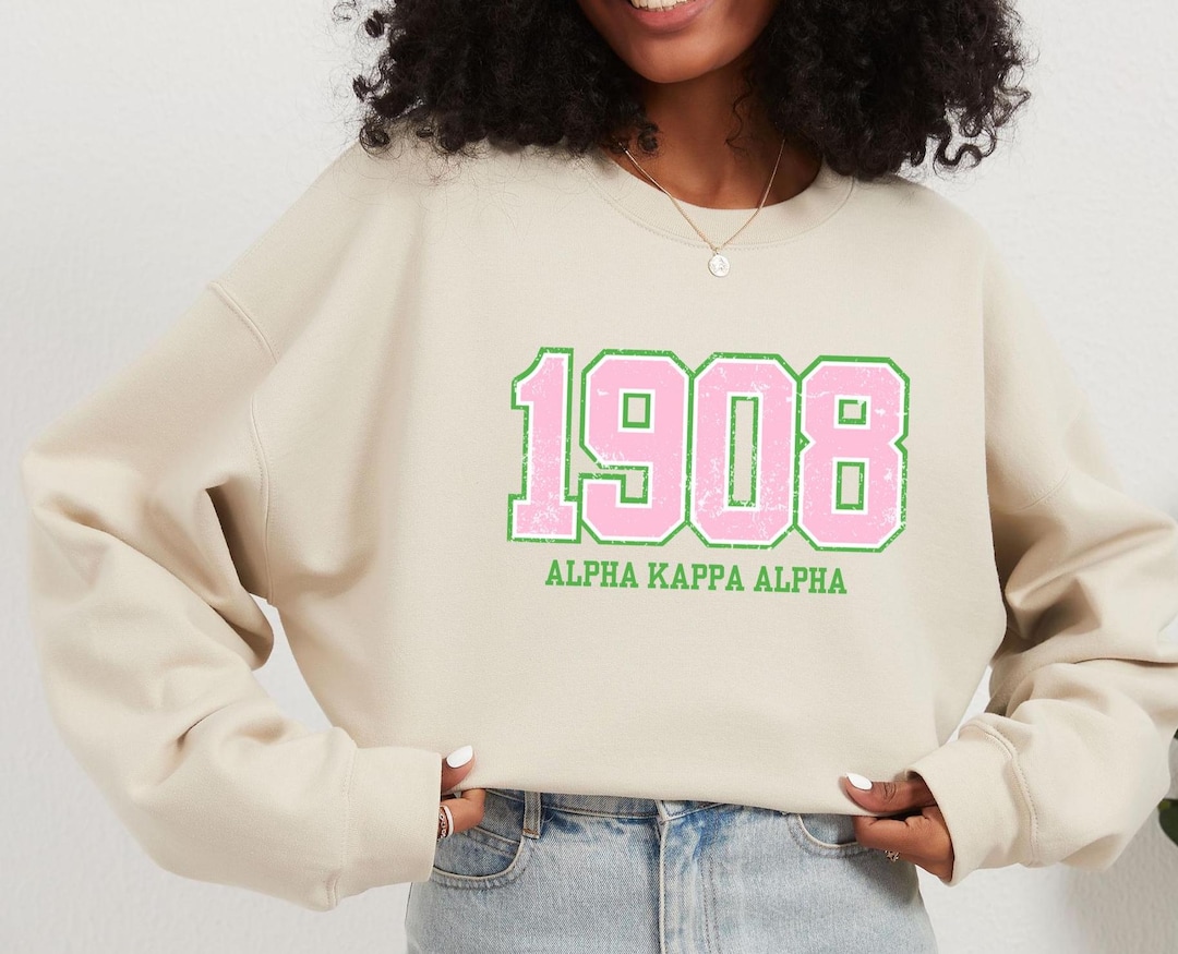 1908 Alpha Kappa Alpha Crewneck Sweatshirt - Etsy