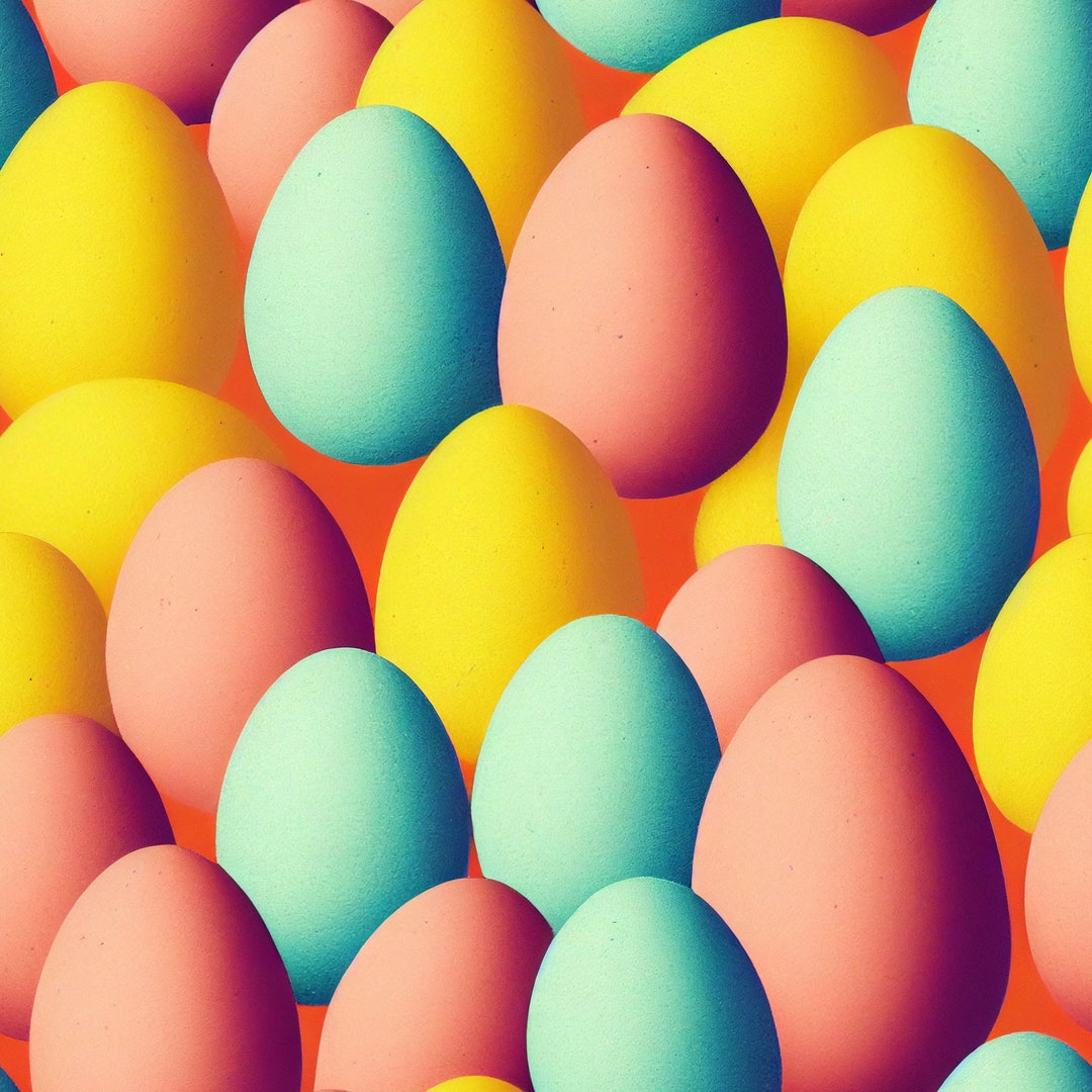 Easter Pattern Printable, Seamless, Crafting - Etsy