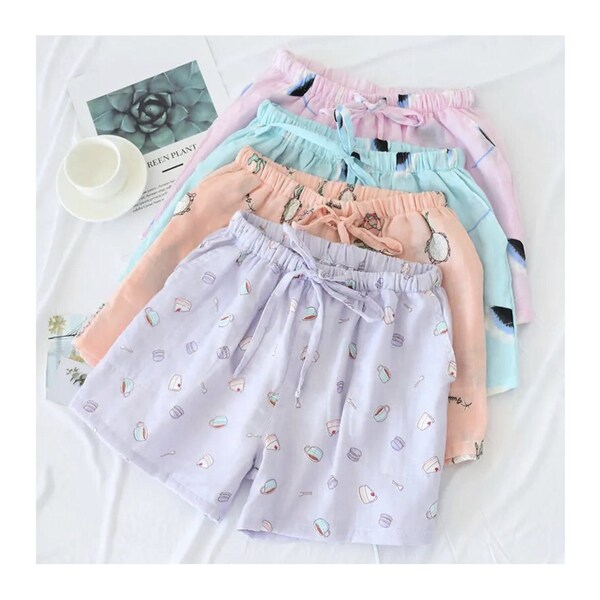 Pajama Shorts - Etsy