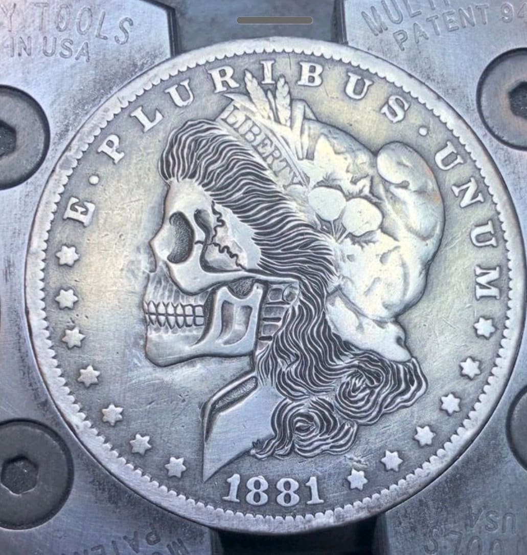 Harriet Dubman & Morgan Dollar Hobo Coin Necklace - Etsy