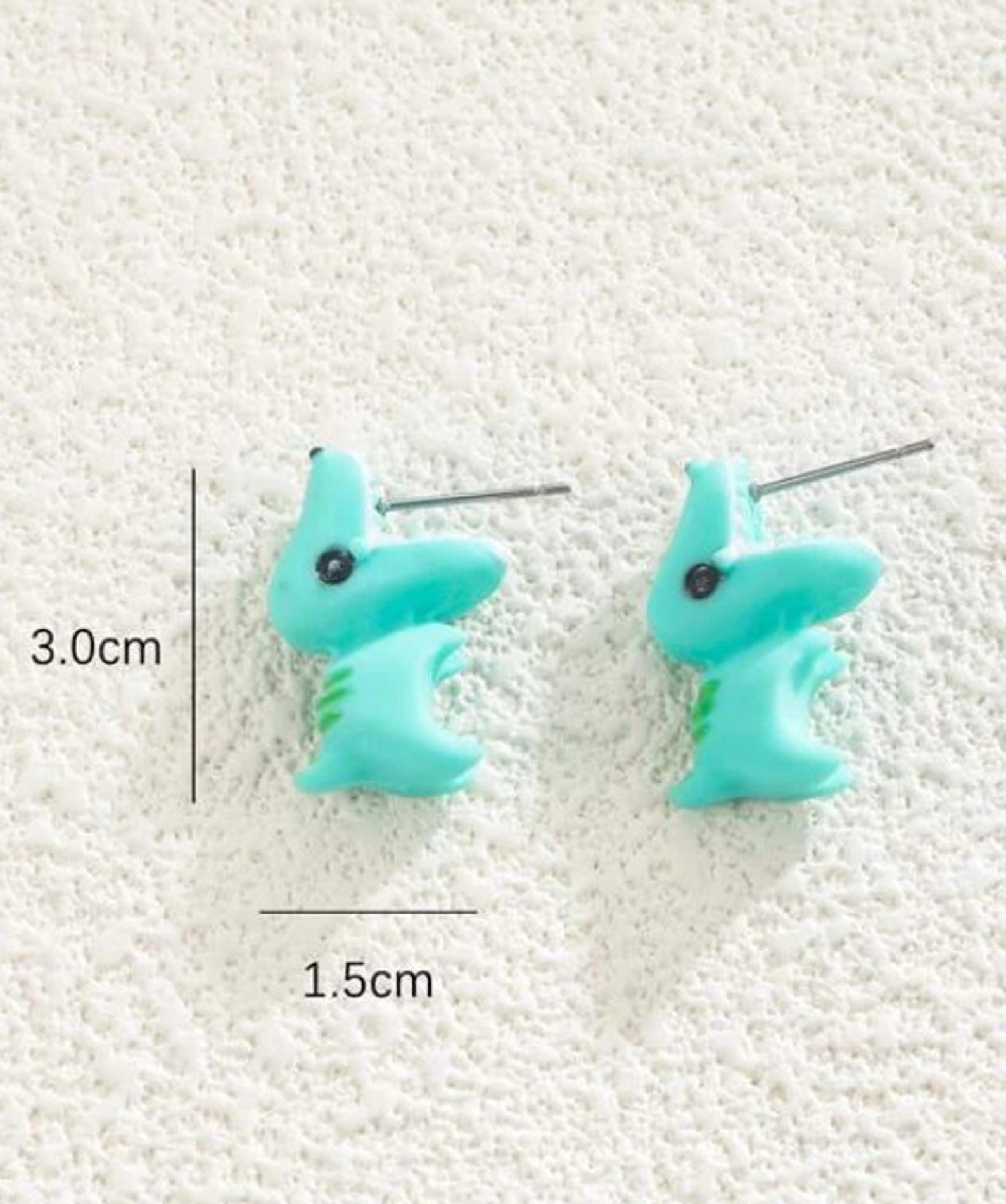 Dino Biting Earlobe Earrings - Etsy