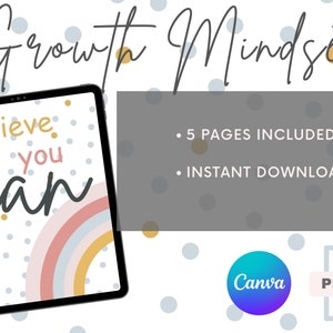 CLASSRROM Growth Mindset Printable, Educational Posters, Homemade ...