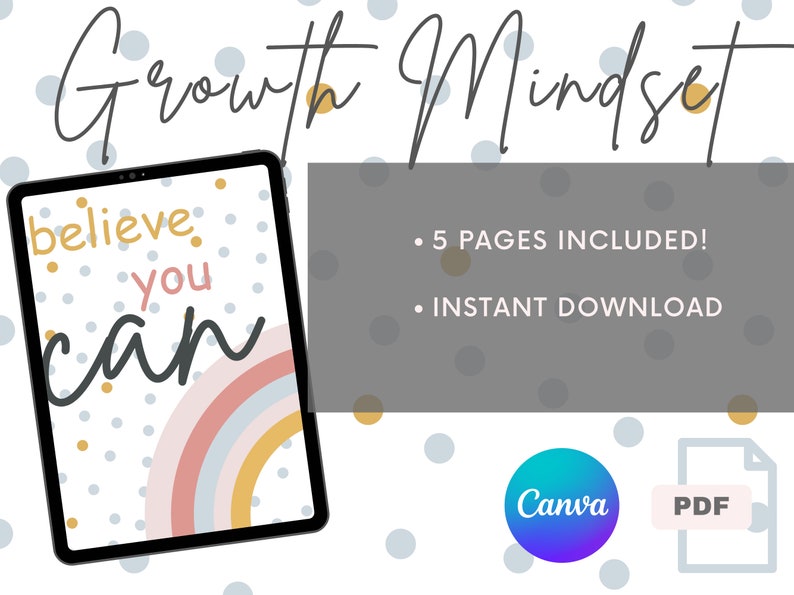 CLASSRROM Growth Mindset Printable, Educational Posters, Homemade ...