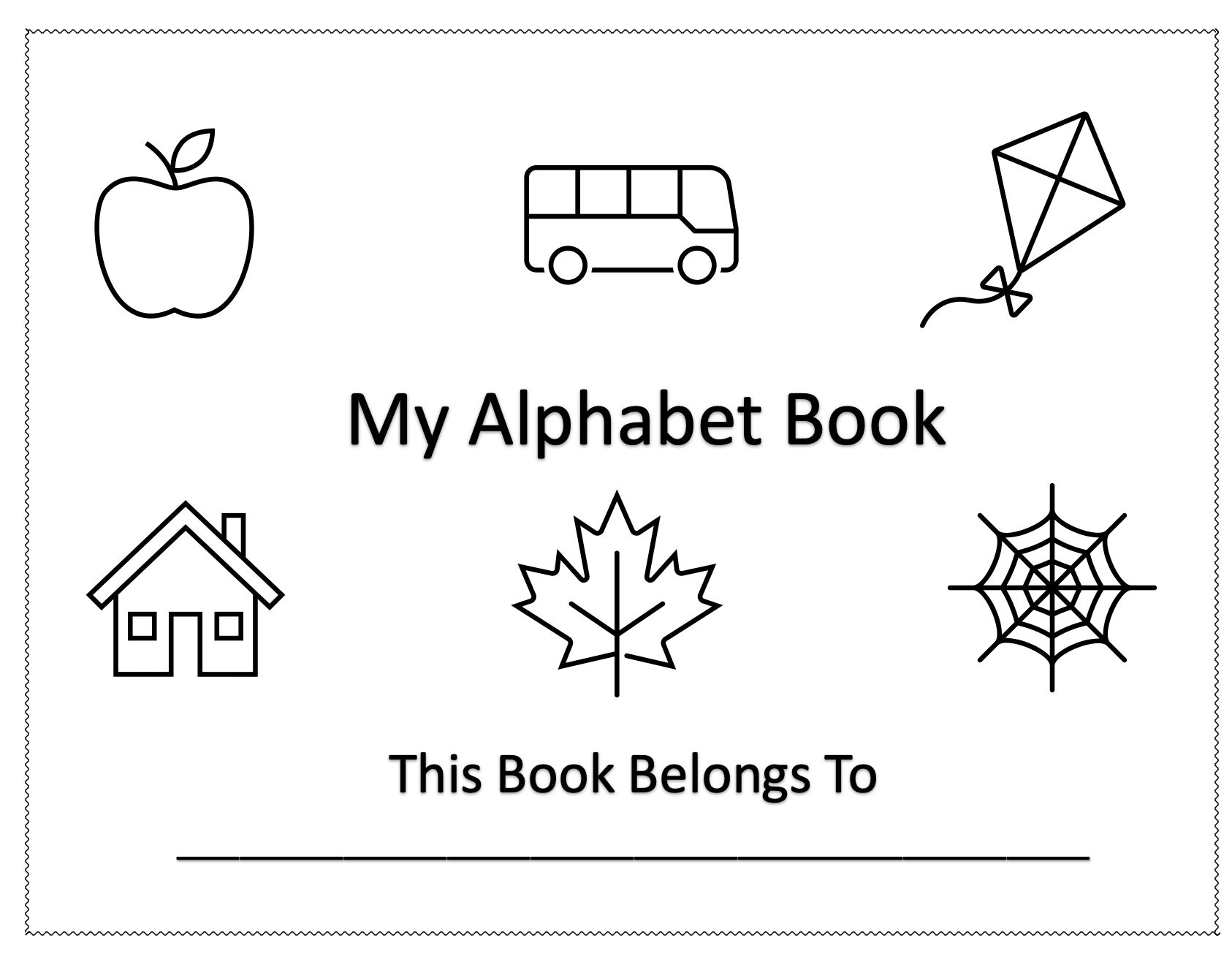 Alphabet Book With Letter Assessment - Etsy