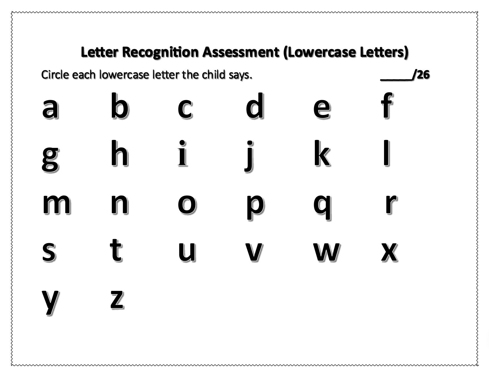 Alphabet Book With Letter Assessment - Etsy