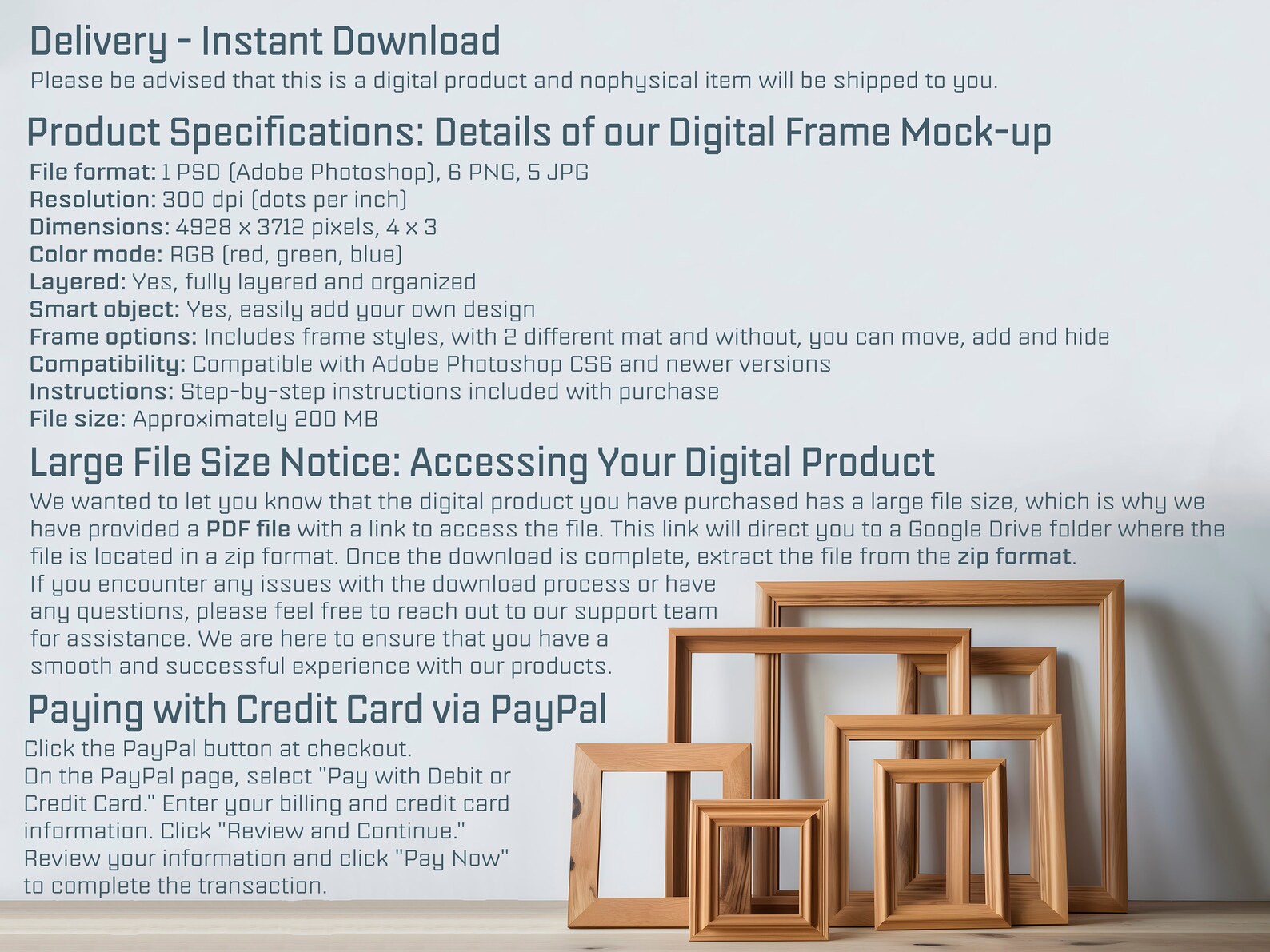 Movable Frame Mockup Colorful Frame Mockup Frame Mockup Duo Wallart ...