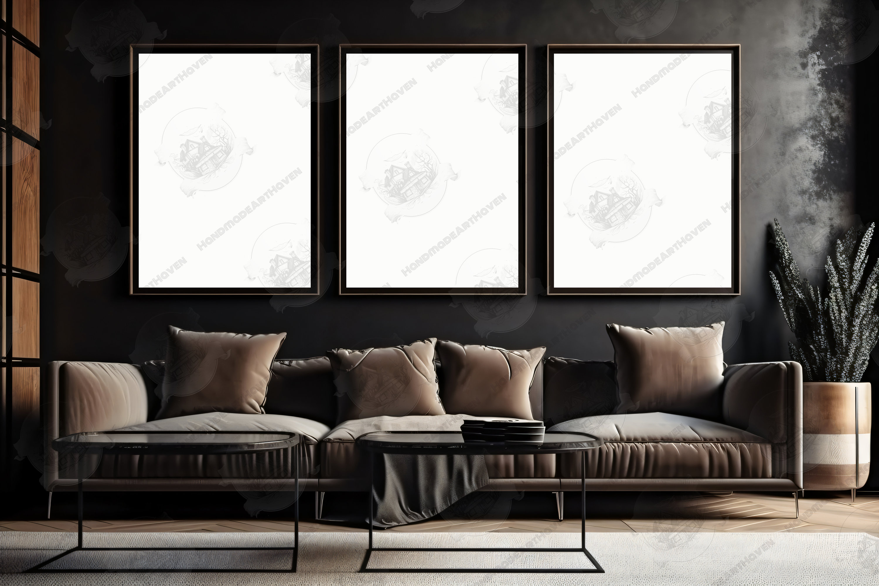 Mock up Frame Mockup 3 Frames Mockup Canva Mockup for Art Prints Mockup ...