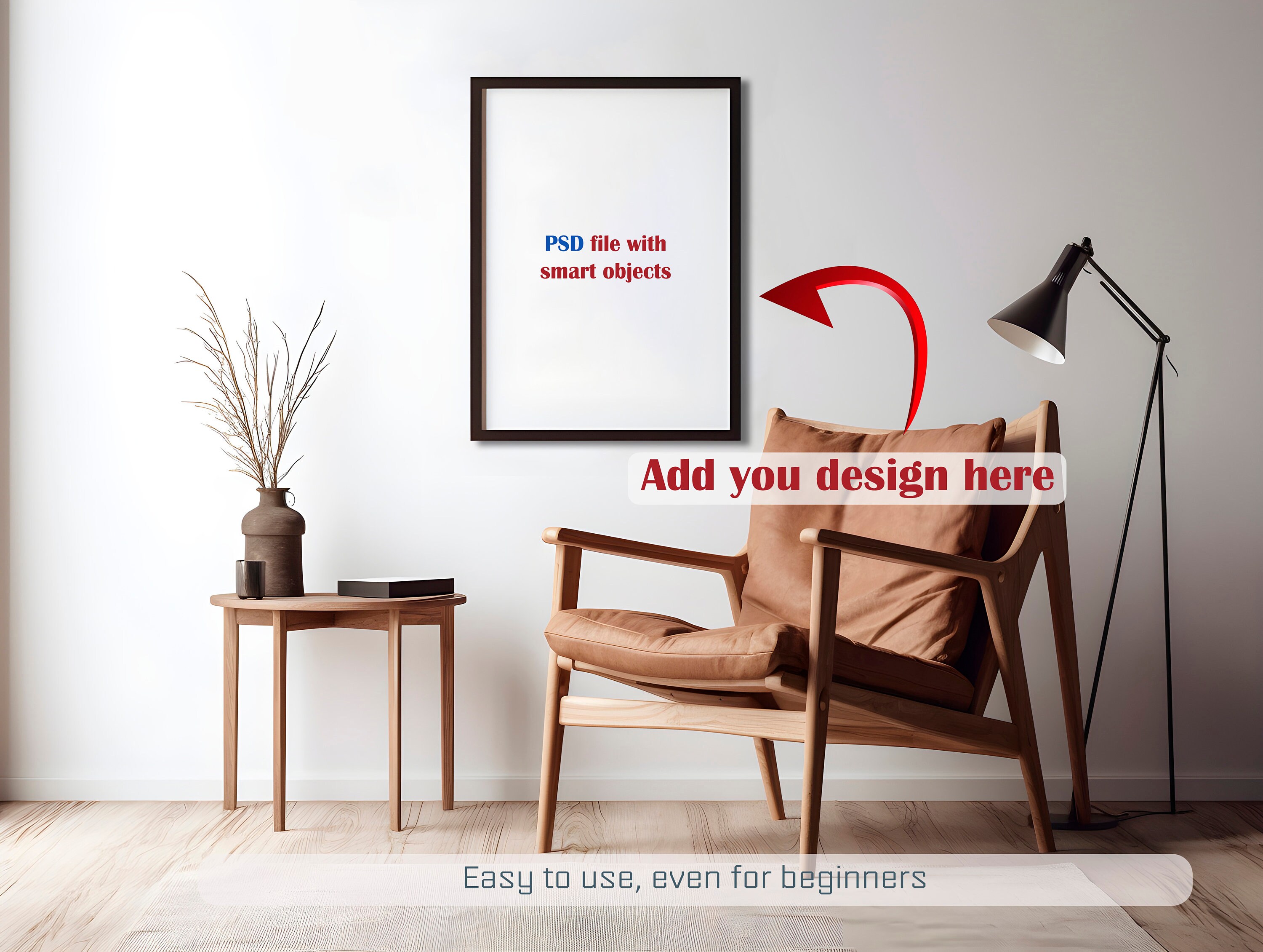 Movable Frame Mockup Colorful Frame Mockup Frame Mockup Duo Wallart ...