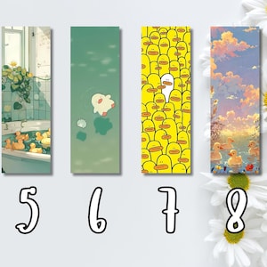 Cute Duck Bookmarks, Reader, Book Lover Gift, Travel Bookmarks ...