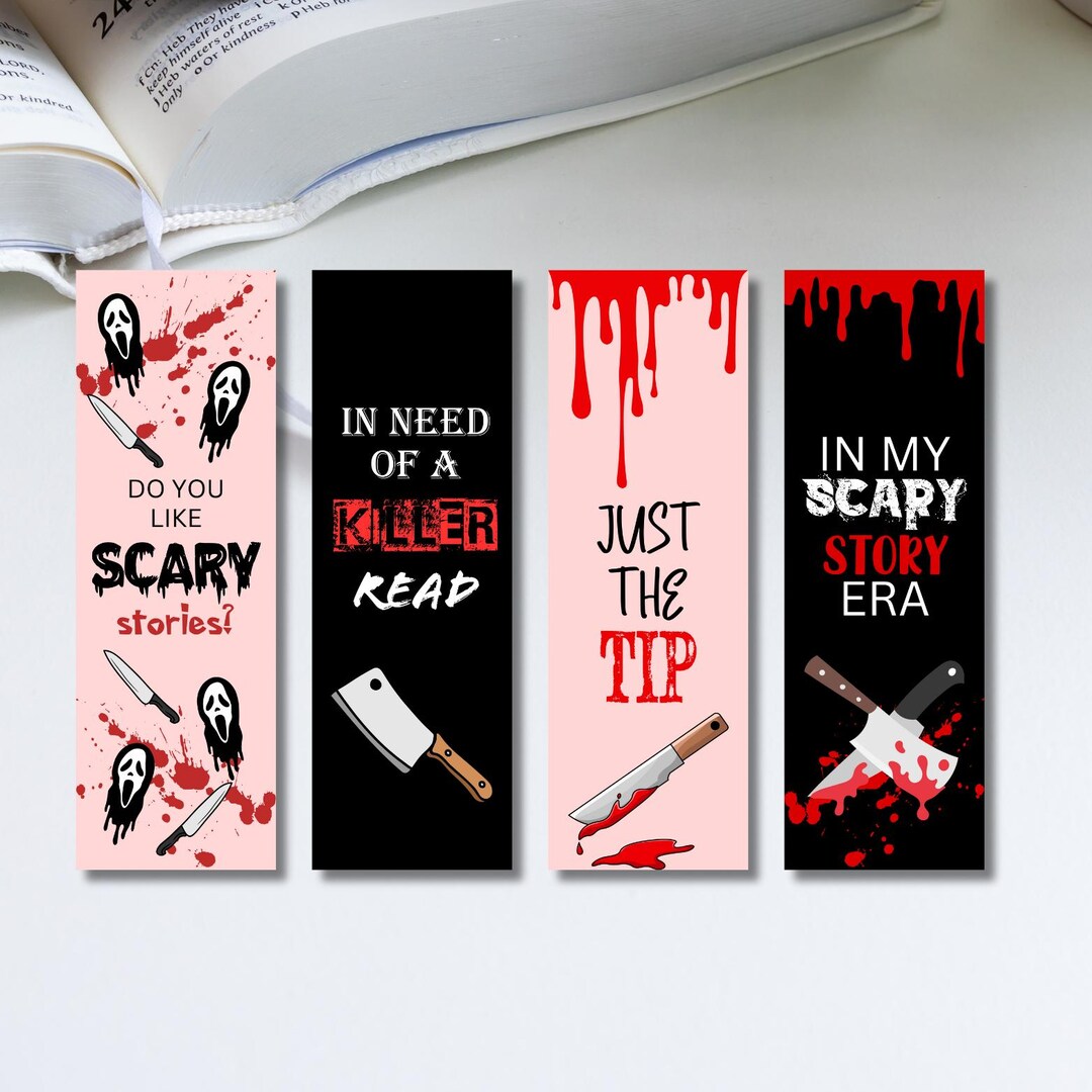 Scary Story Bookmarks, Bookish, Bookworm, Page Taker, Book Lover, Book ...