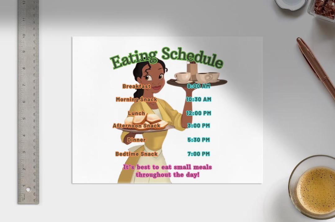 Eating Schedule Printable - Etsy