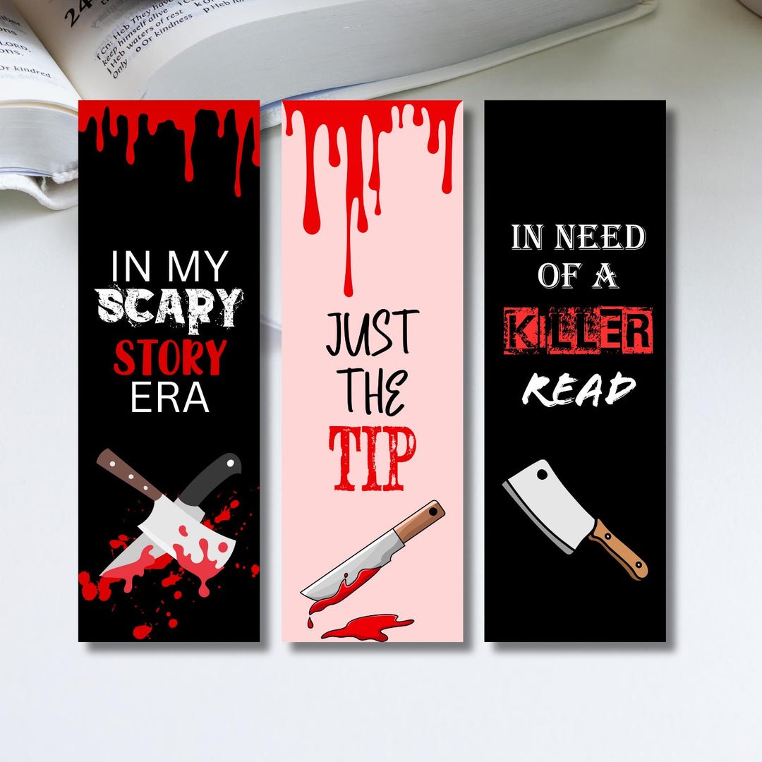 Scary Story Bookmarks: Horror Book Lover Gift - Etsy Australia