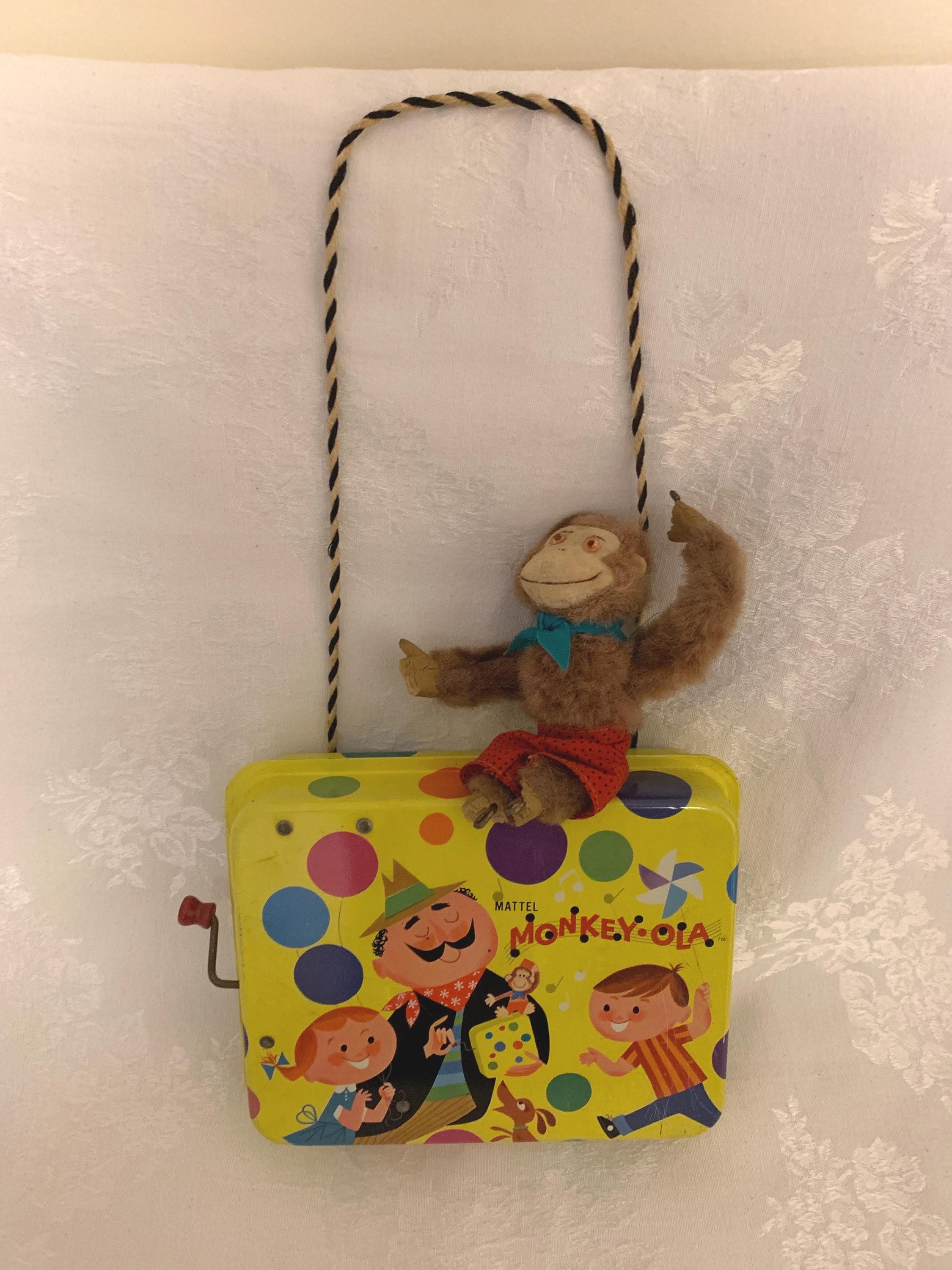 MATTEL Monkey-ola Monkey Music Grinder Works Vintage 1958 - Etsy
