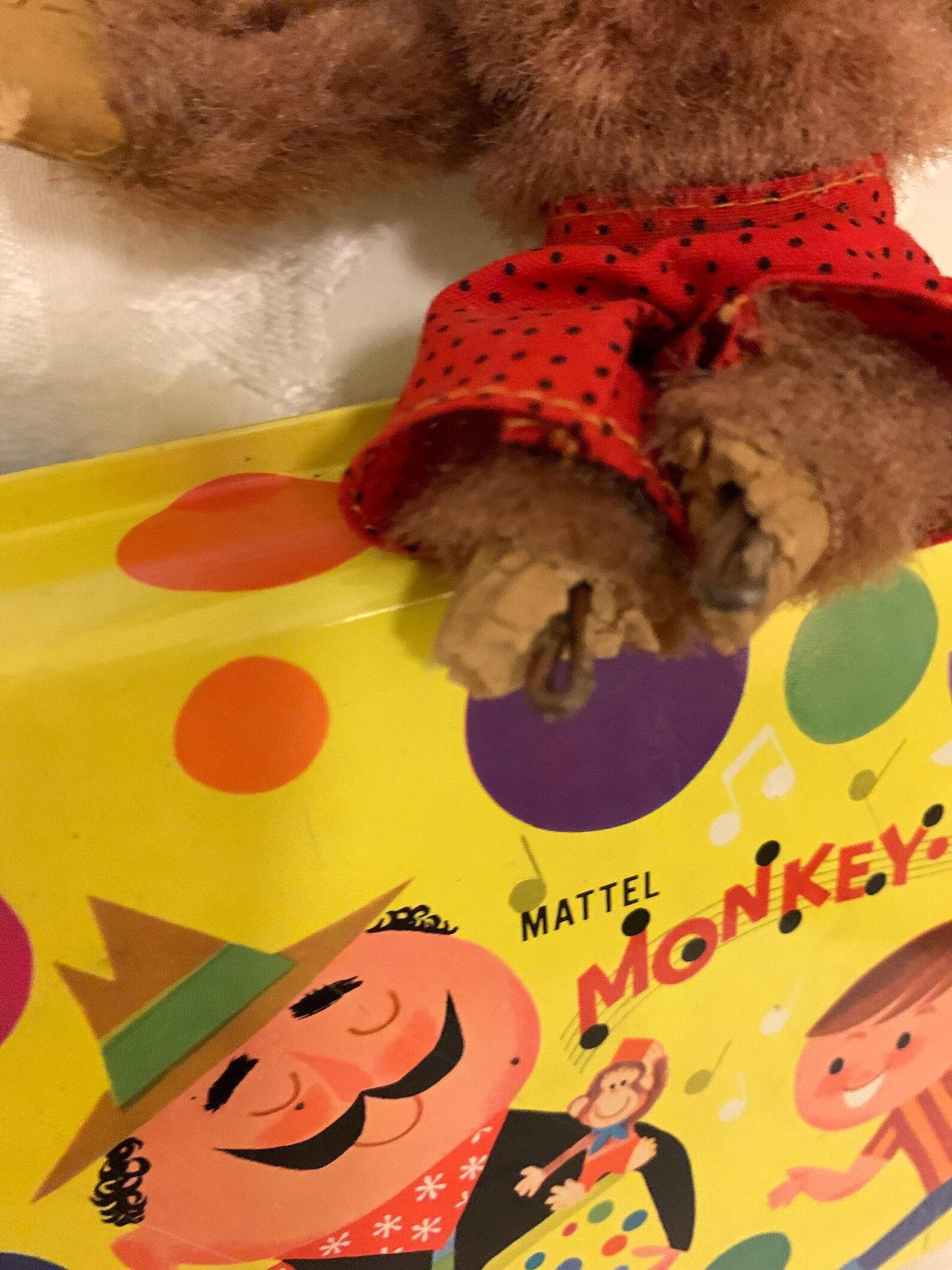 MATTEL Monkey-ola Monkey Music Grinder Works Vintage 1958 - Etsy