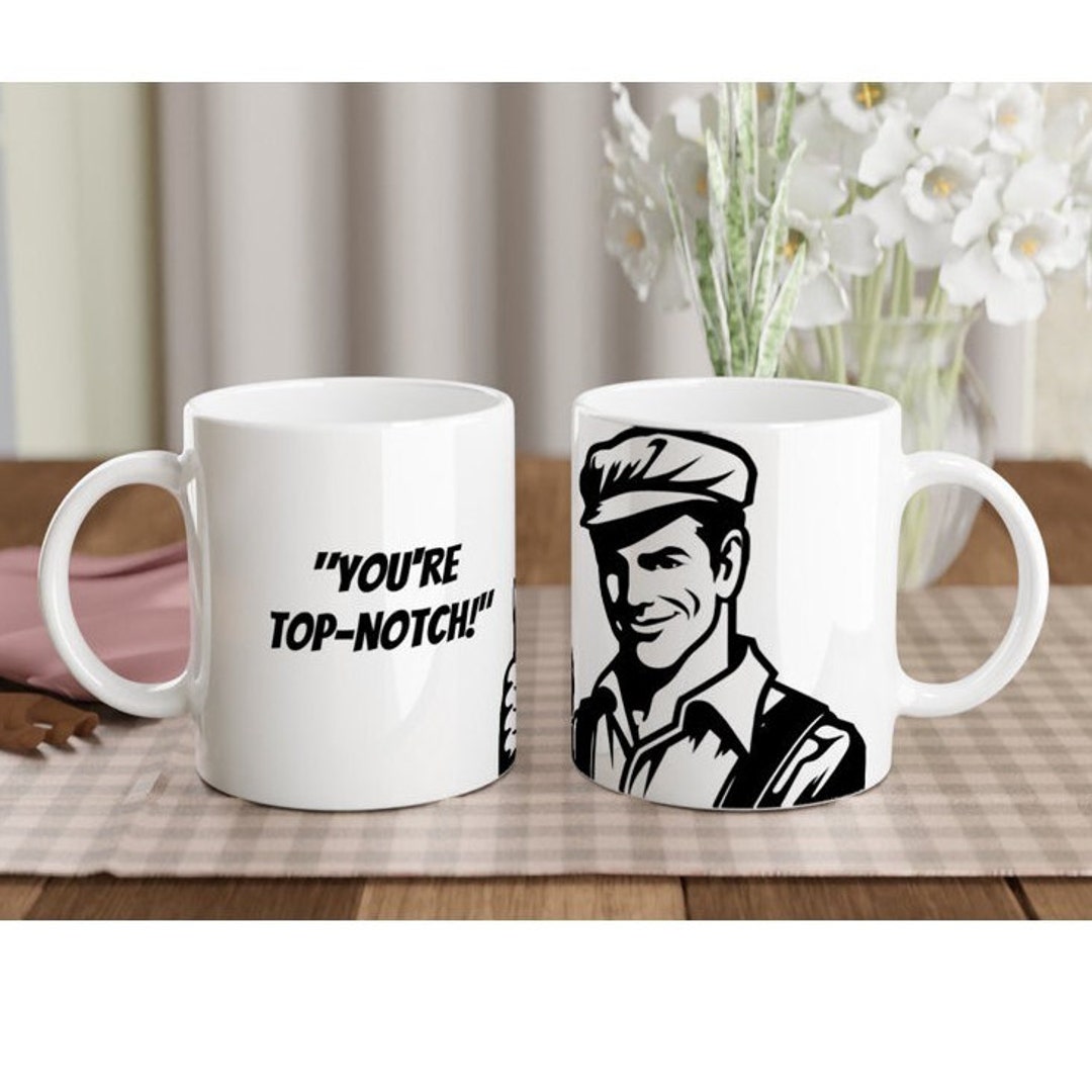 You're Top-notch' Smiley Thumbs-up Positive Affirmation Mug, Gift Mug ...