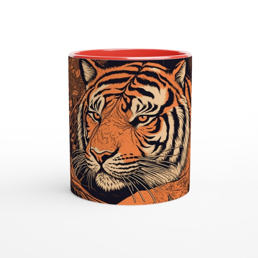 Tiger's Stare: Ember Eyes 11oz Mug - Etsy