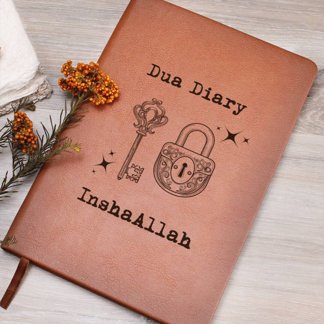 Dua Diary With Vintage Lock and Key Gift for Muslimahs - Etsy