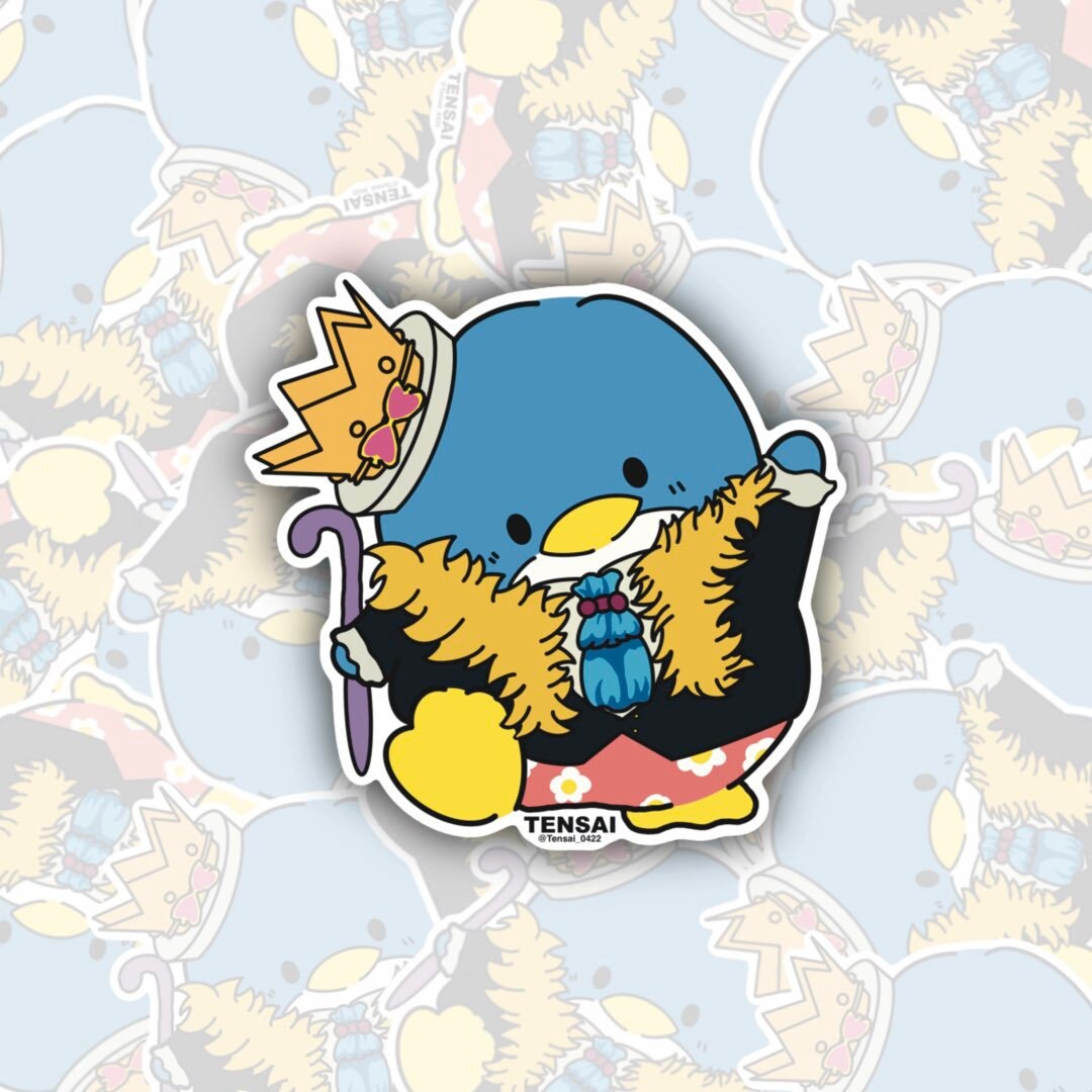 Fancy Penguin X Skeleton Pirate Fanart Sticker - Etsy