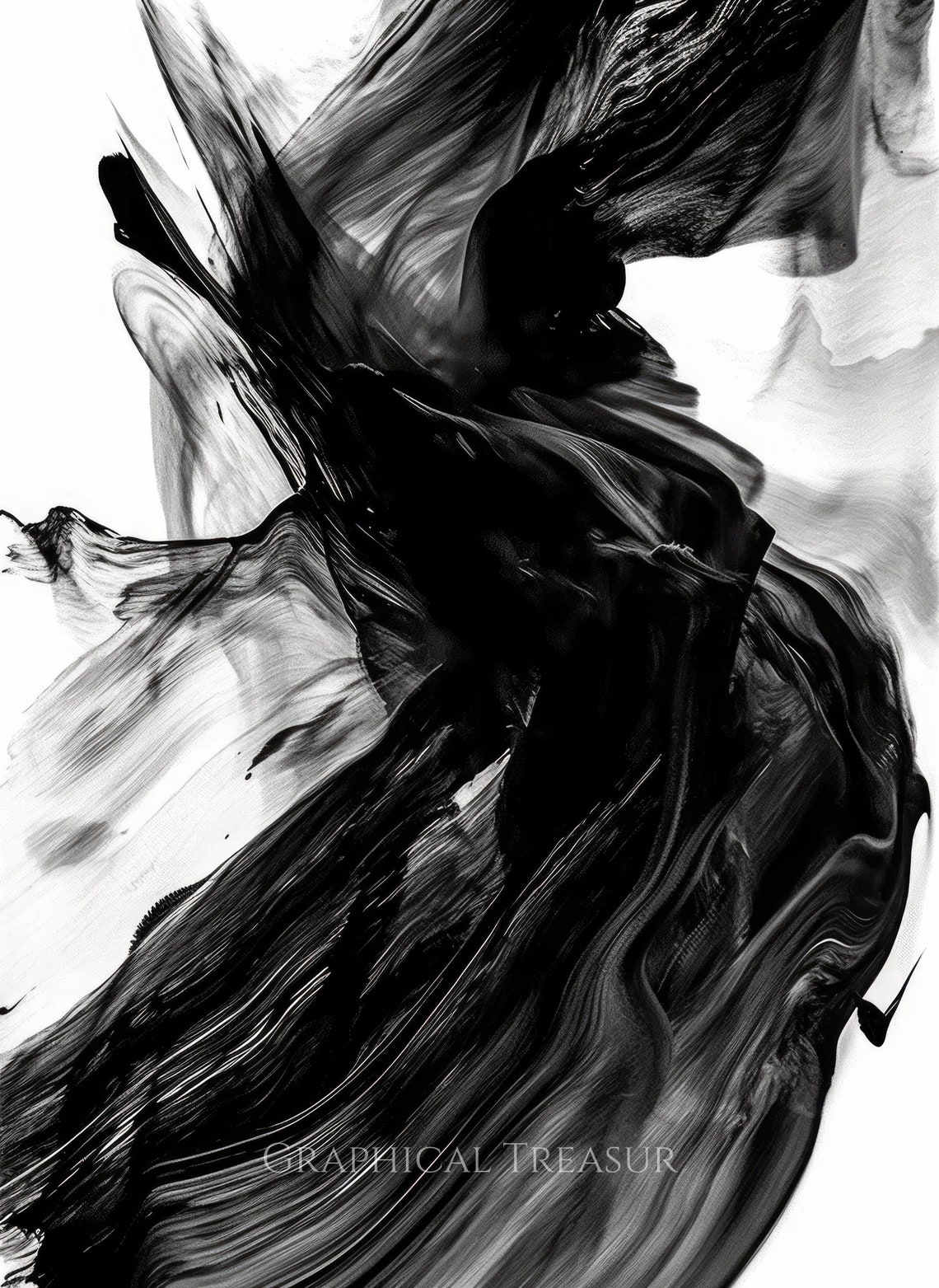 The Dance of Darkness - Digital Download Art - an Abstract ...